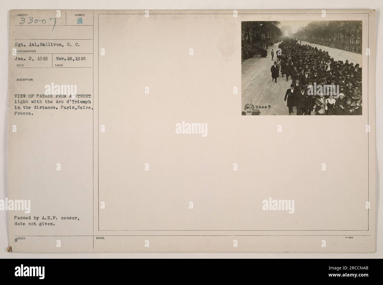 Armies in paris during world war one hi-res stock photography and ...