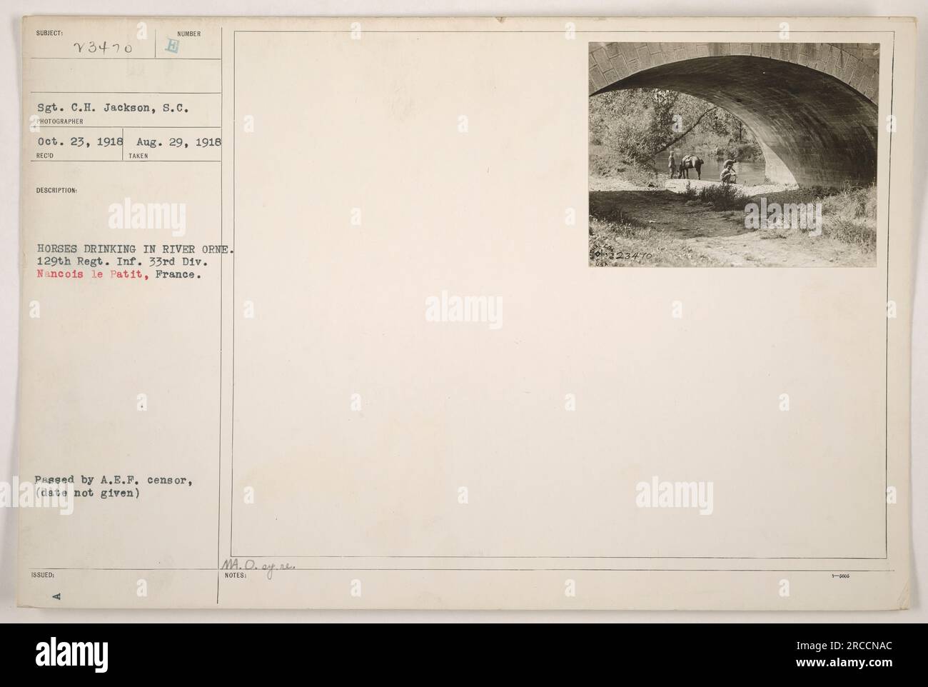 Soldiers from the 129th Regiment of Infantry, 33rd Division, can be ...