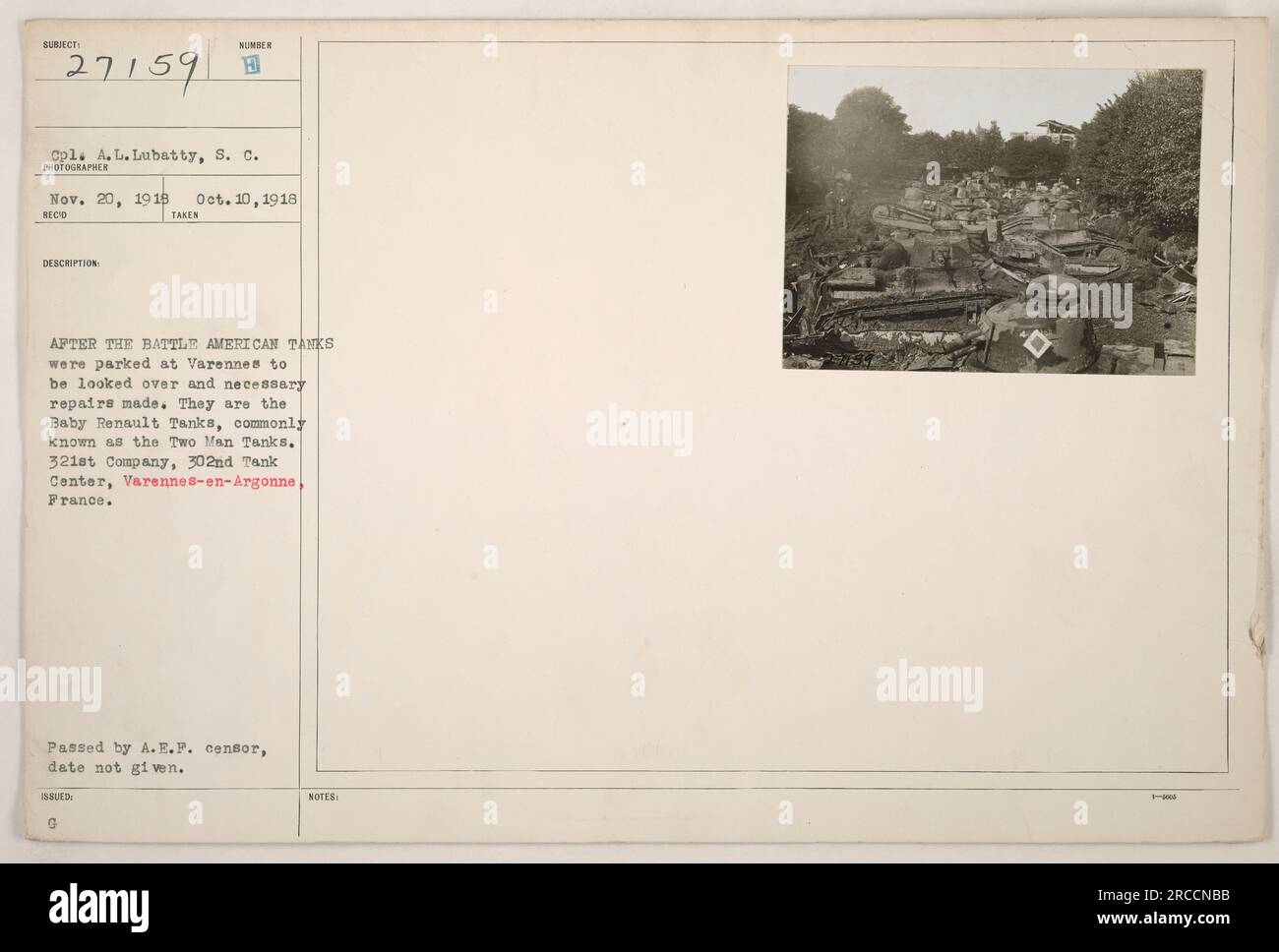 Baby renault tanks hi-res stock photography and images - Alamy