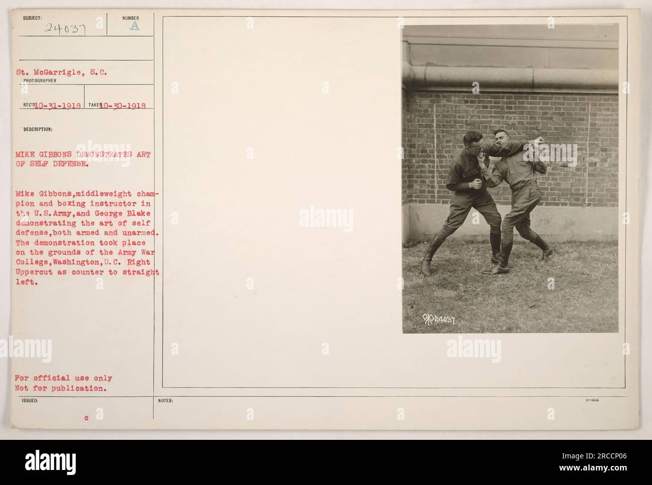 Mike Gibbons, middleweight champion and boxing instructor in the U.S ...