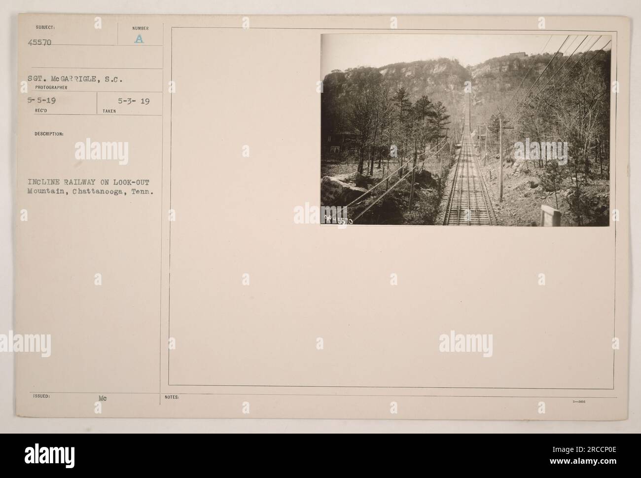 "Image of an incline railway on Look-Out Mountain, Chattanooga ...