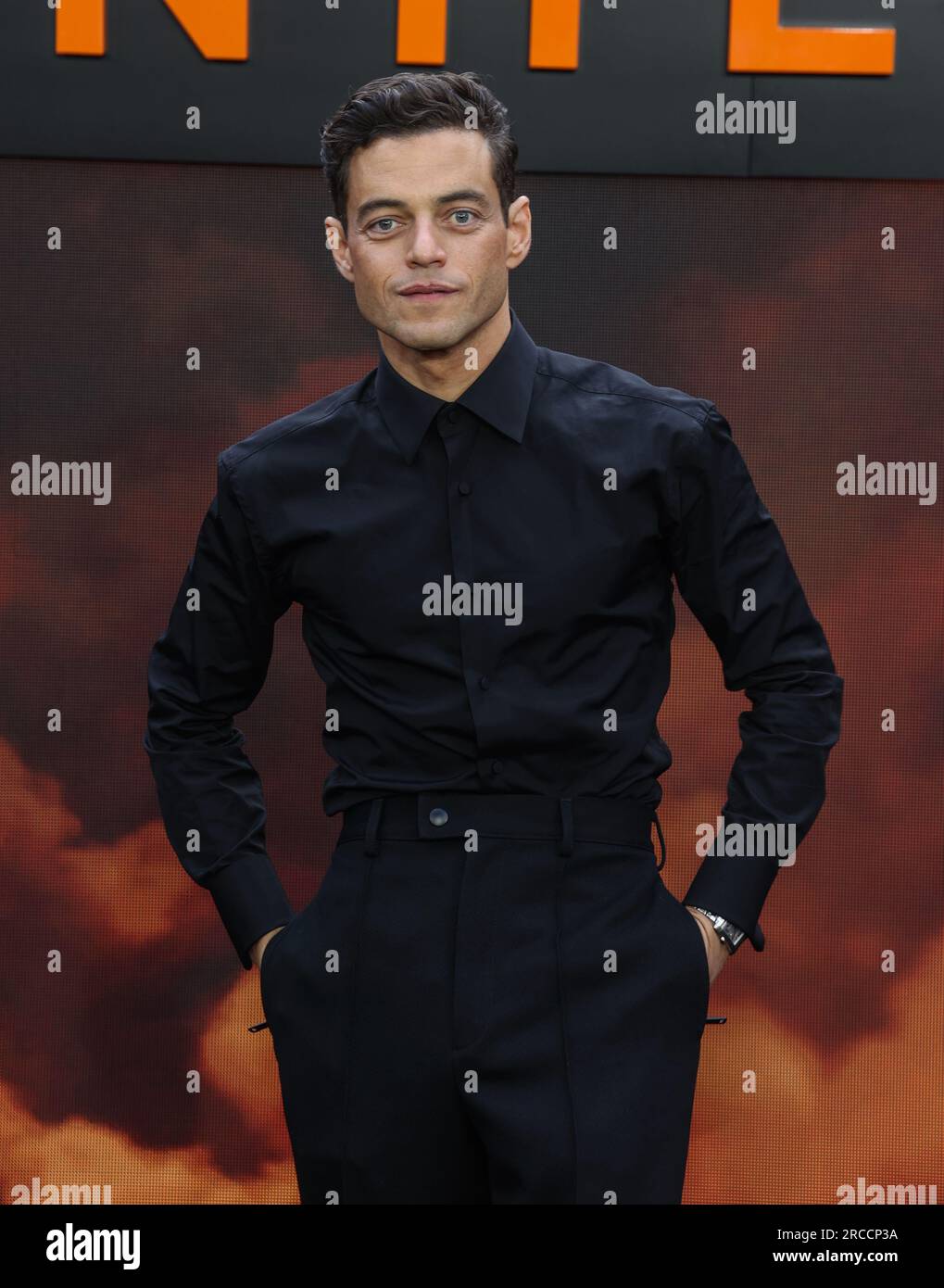 London, UK. 13th July, 2023. Rami Malek seen attending the UK premiere ...