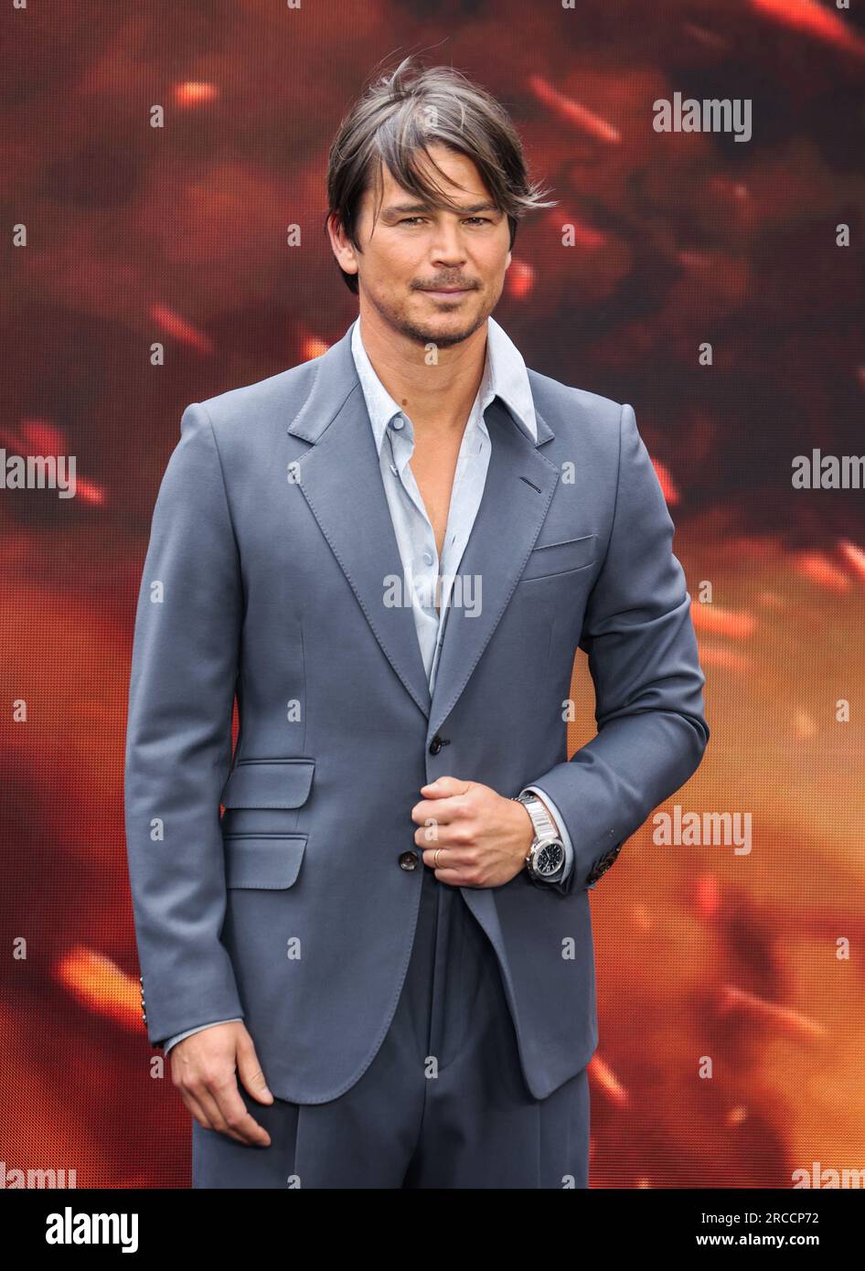 London, UK. 13th July, 2023. Josh Hartnett seen attending the UK ...