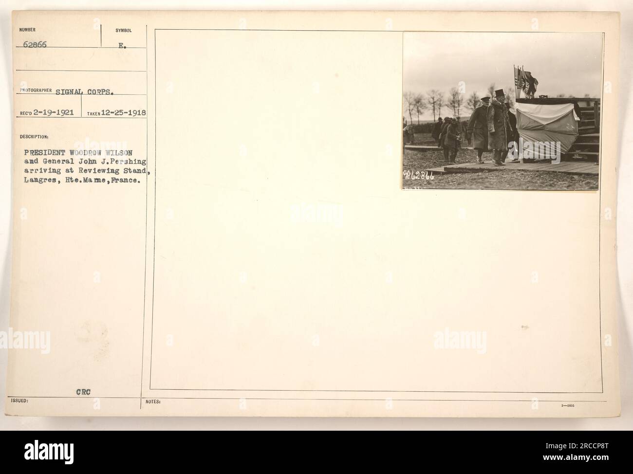President wilson and general pershing meeting hi-res stock photography ...