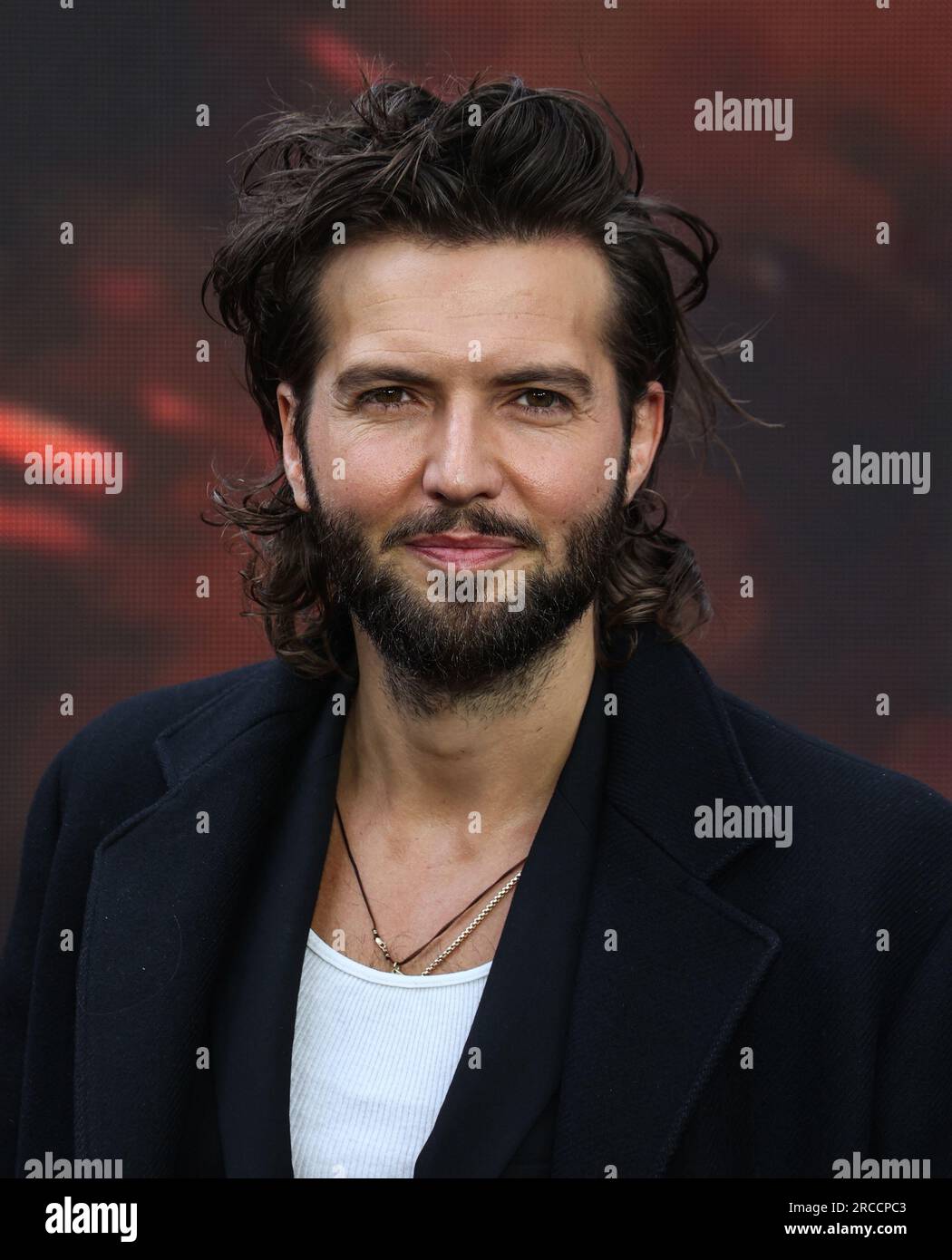 London, UK. 13th July, 2023. Guy Burnet seen attending the UK premiere ...