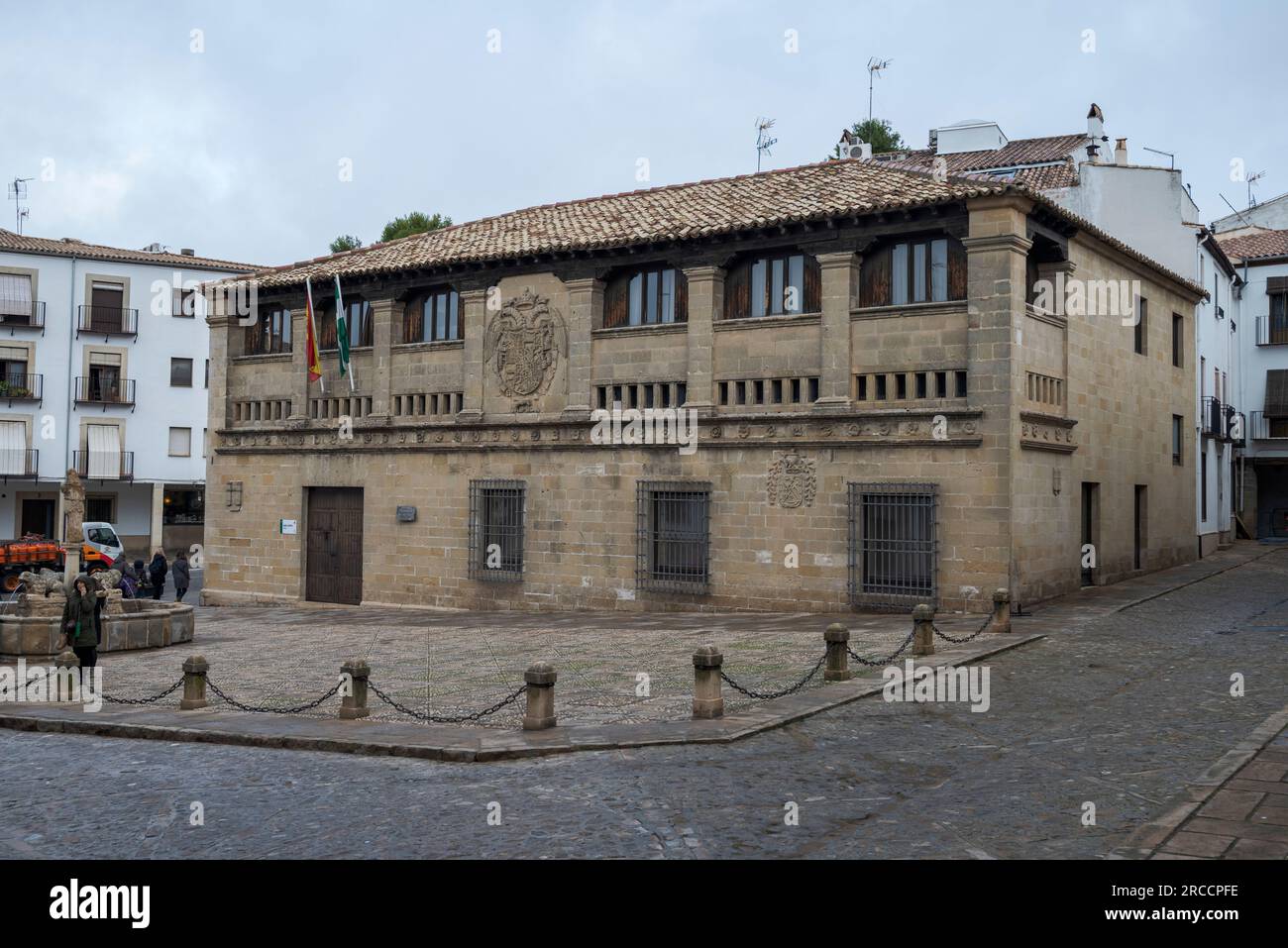 BAEZA, SPAIN - DECEMBER 6, 2022: Former Butcher Market of Baeza, a ...
