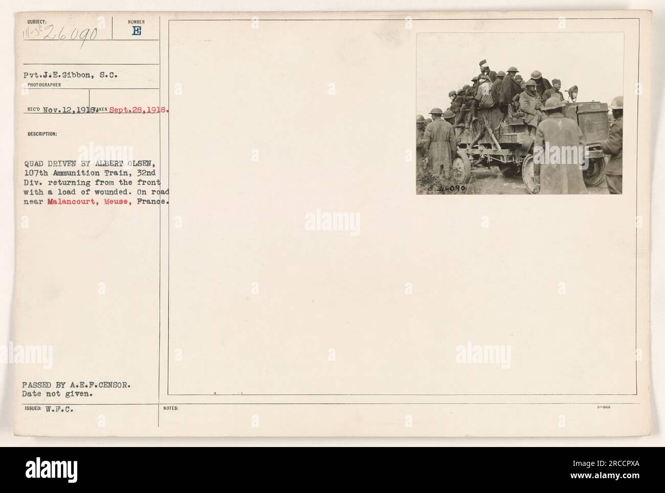 107th ammunition train hi-res stock photography and images - Alamy