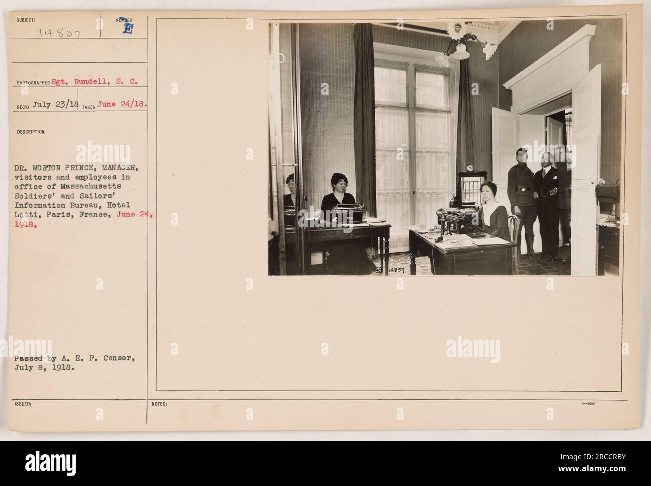 Office of Massachusetts Soldiers' and Sailors' Information Bureau ...