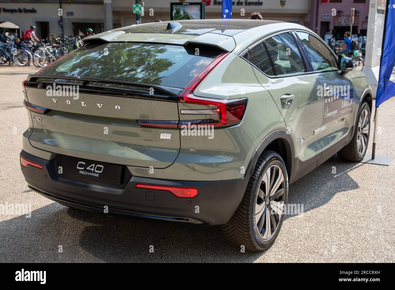 annecy , France - 07 01 2023 : Volvo electric recharge twin C40 compact ...