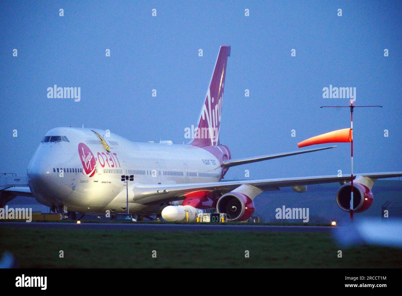 File photo dated 09/01/23 of a repurposed Virgin Atlantic Boeing 747 ...