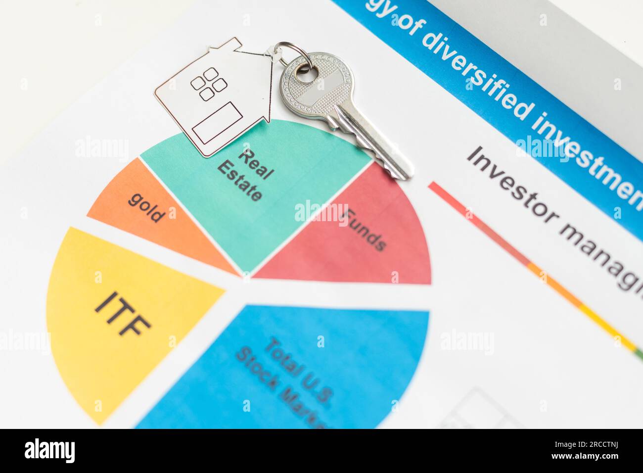 keys and stack of dollars isolated on a white background Stock Photo ...