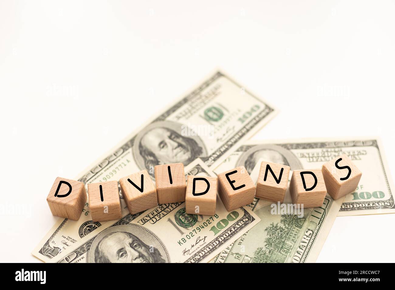 much money. Wooden blocks - the inscription money Stock Photo - Alamy