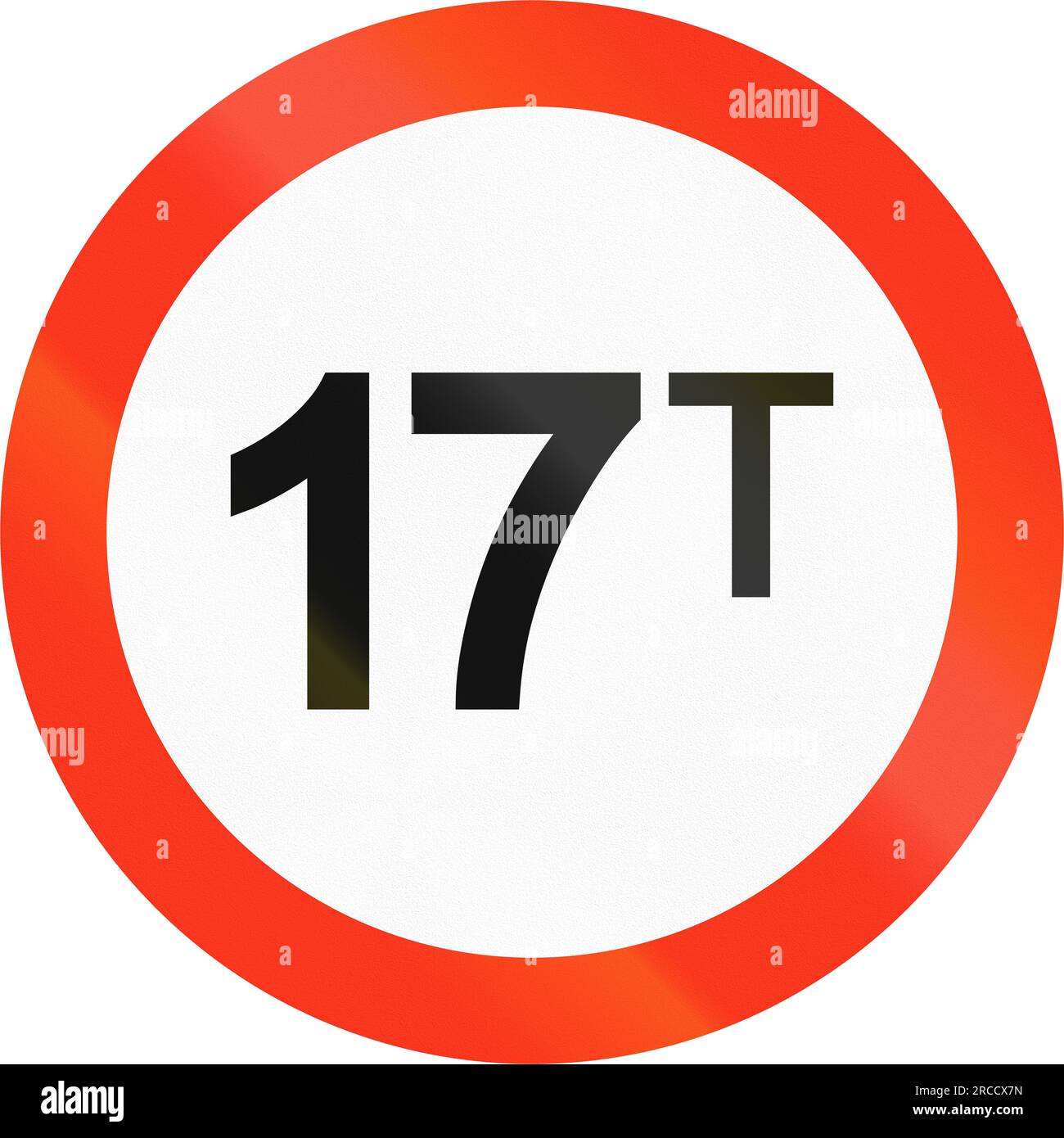 Bangladeshi traffic sign prohibiting throroughfare of vehicles with a ...