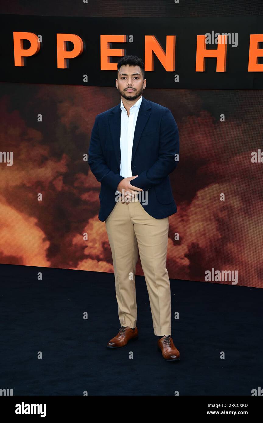 London, UK. 13th July, 2023. Chance Perdomo attends the Oppenheimer ...