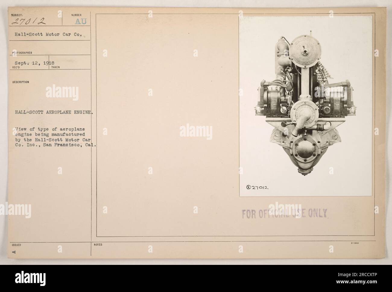 Hall scott manufacturing plant hi-res stock photography and images - Alamy