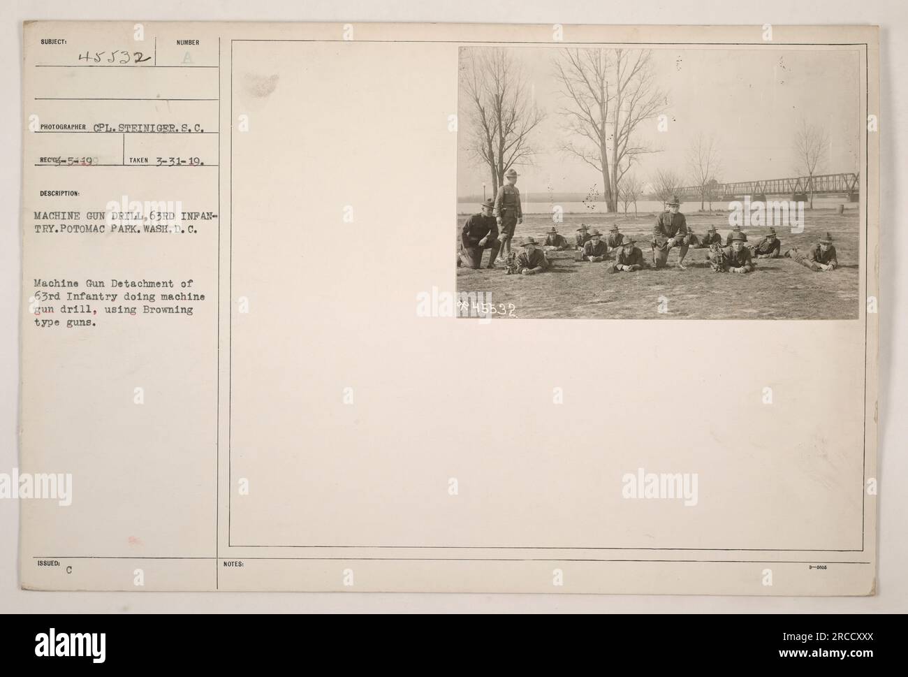 Browning machine gun drill hi-res stock photography and images - Alamy