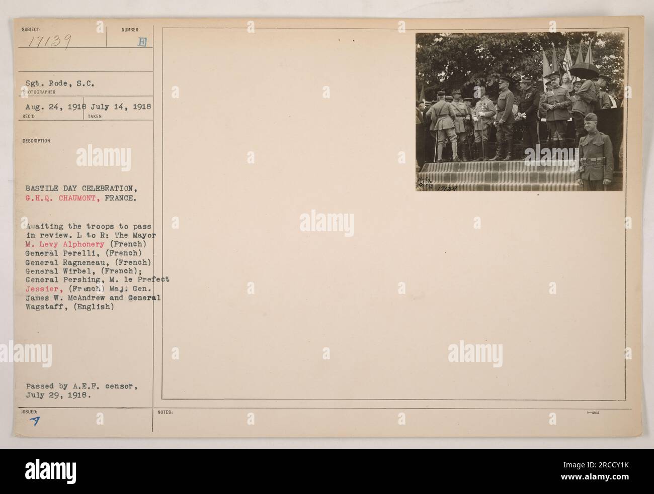 Maj gen james w meandrew hi-res stock photography and images - Alamy