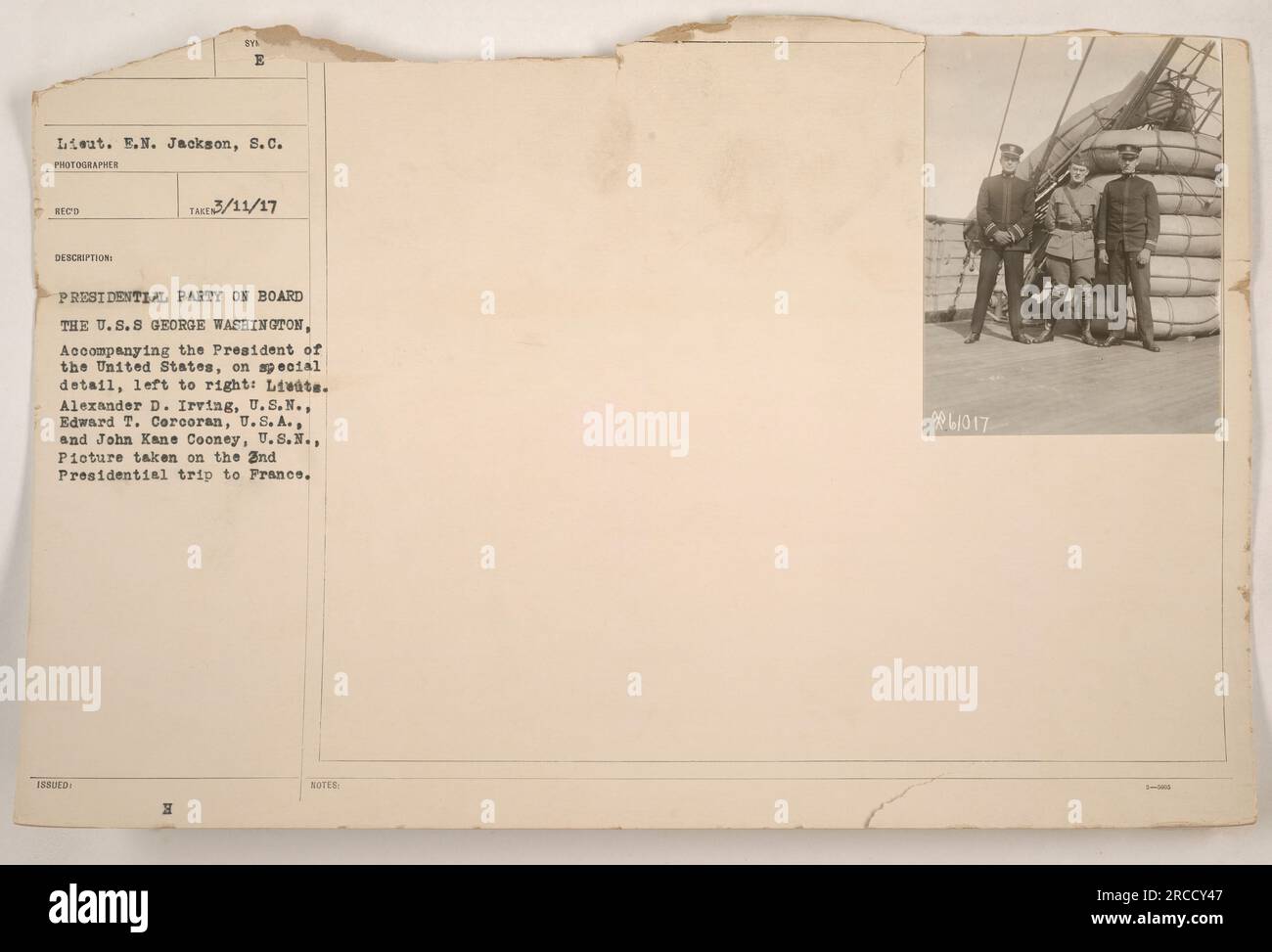 President of the United States, accompanied by Lieutenant Alexander D ...