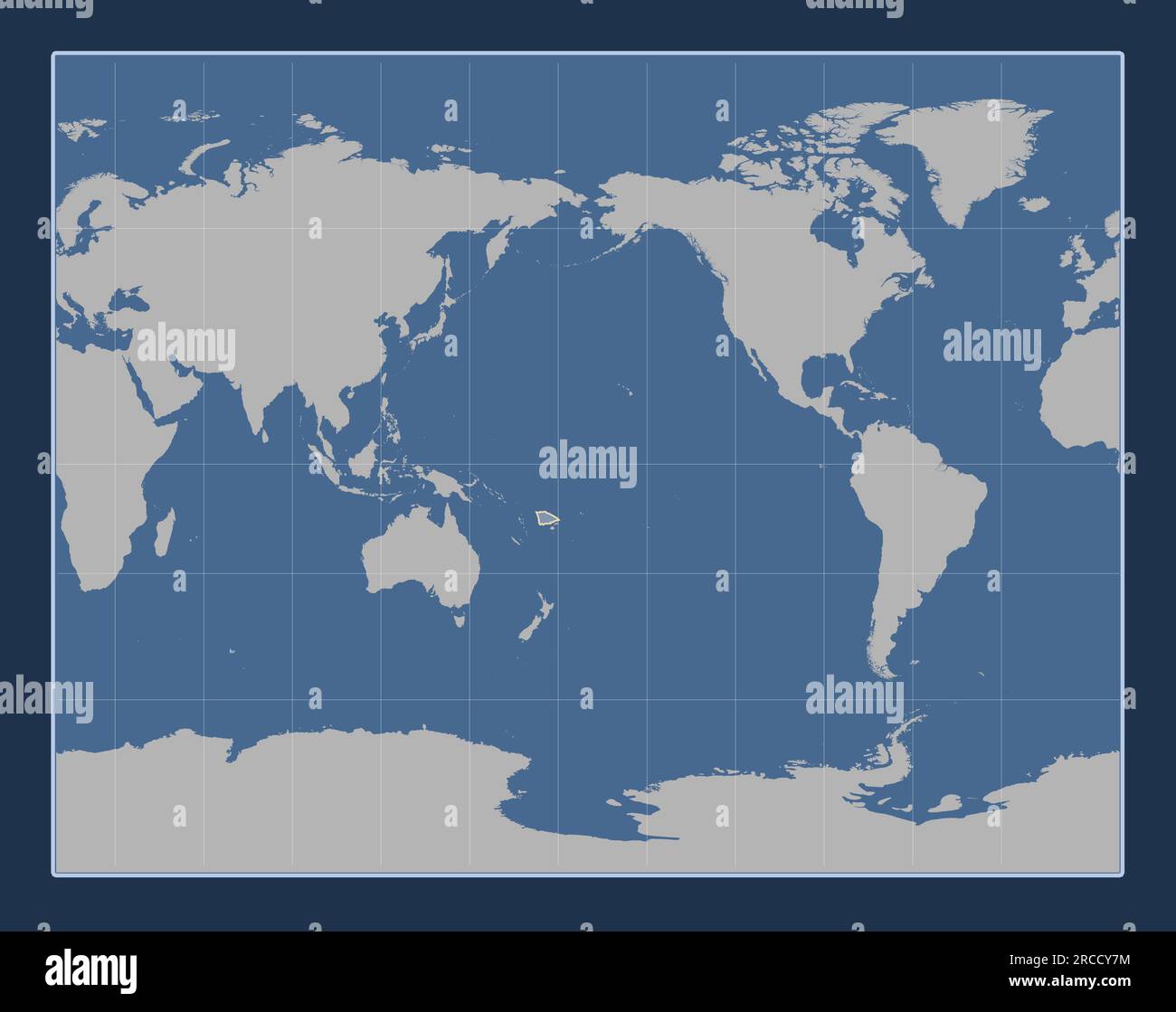 Shape of the Balmoral Reef tectonic plate on the solid contour map in ...