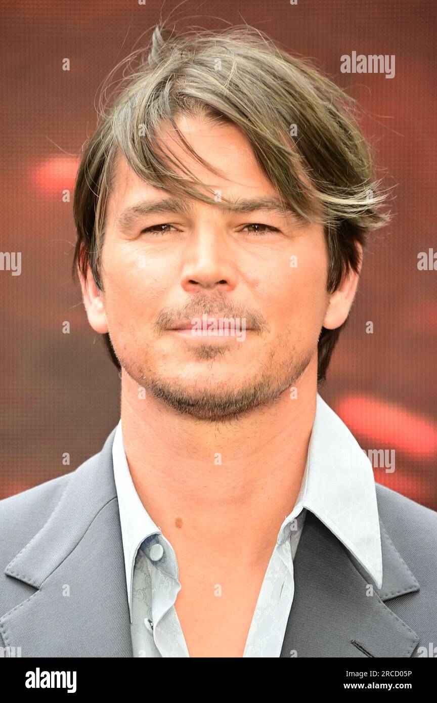 London, UK. 13th July, 2023. Josh Hartnett attends Oppenheimer - UK Premiere at ODEON Luxe ...