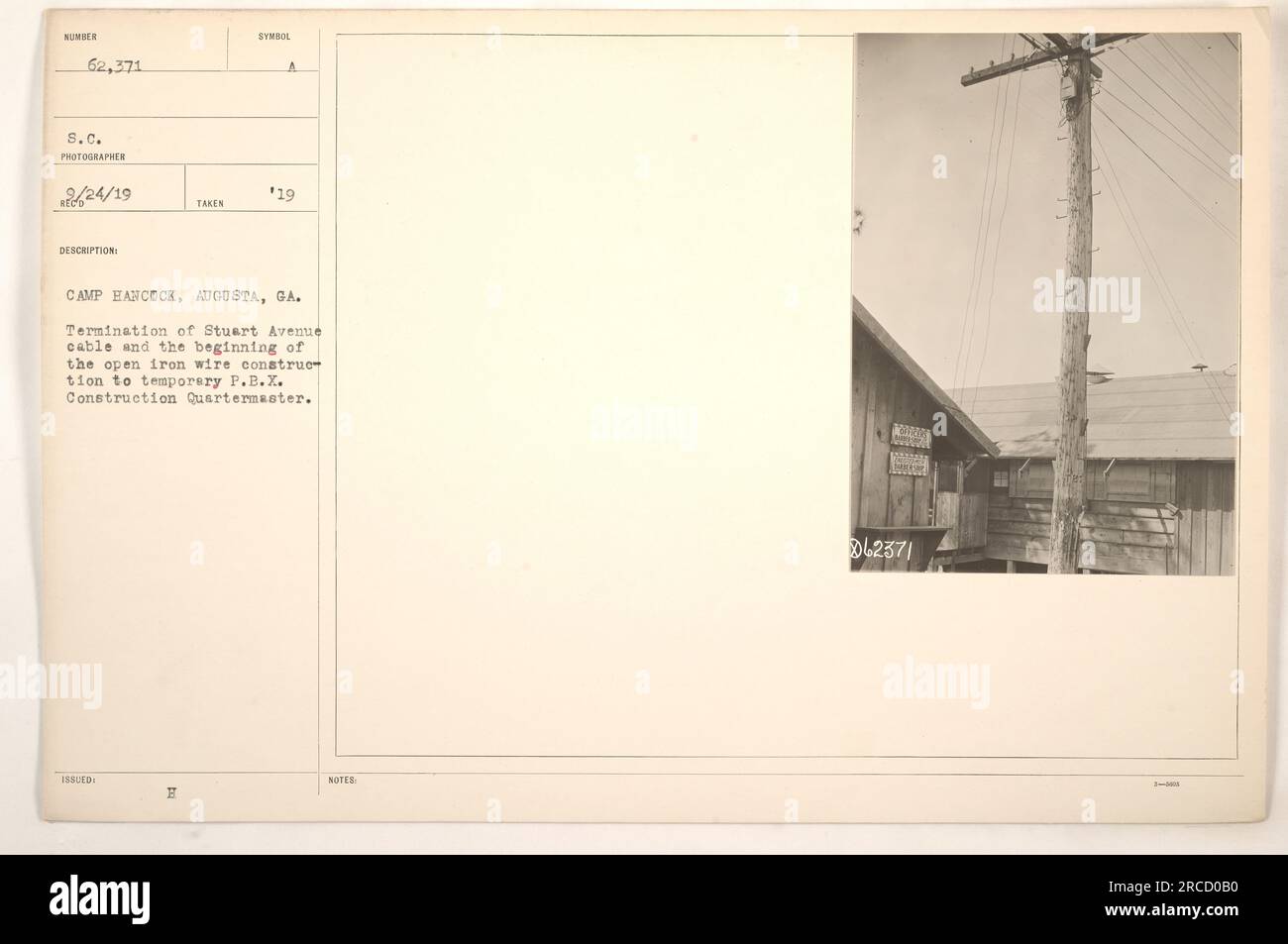 Camp hancock construction hi-res stock photography and images - Alamy