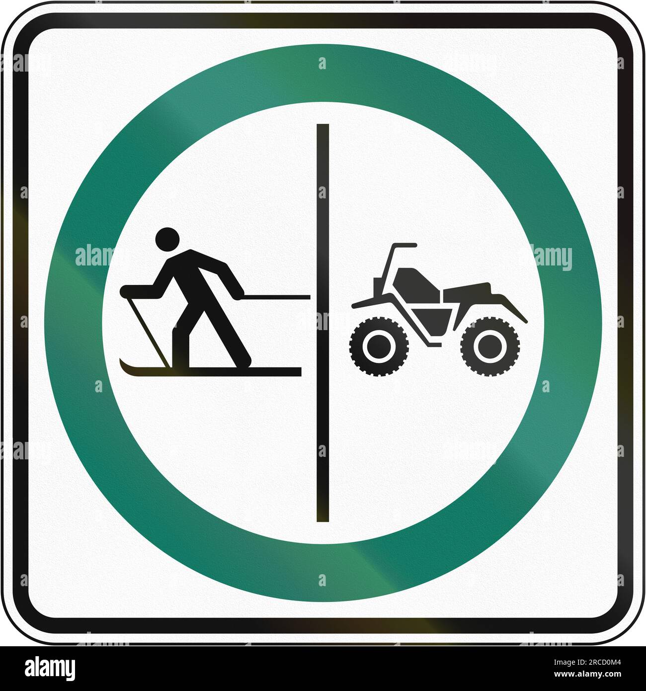 No atv sign hi-res stock photography and images - Alamy