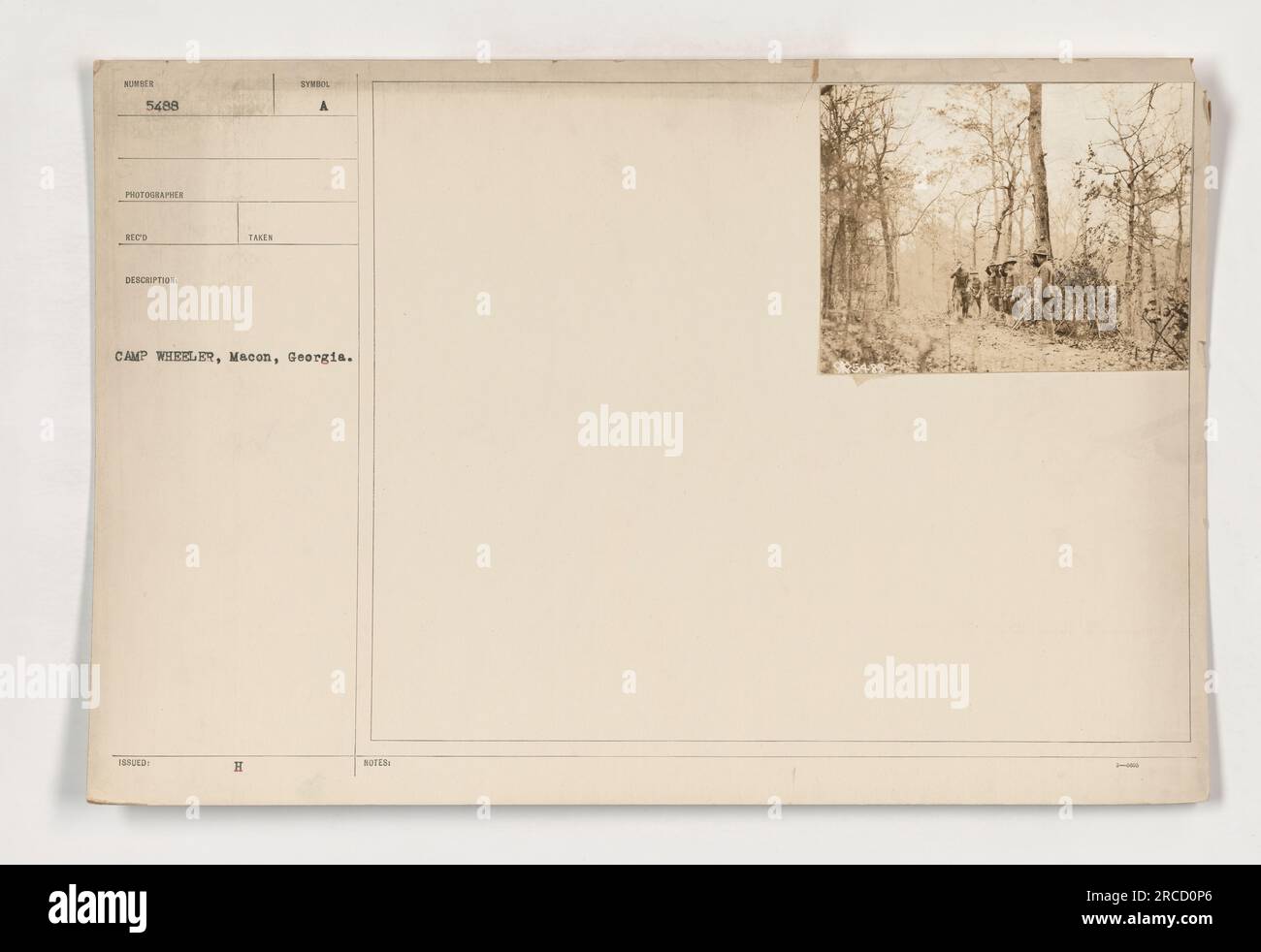 Soldiers training at Camp Wheeler, Macon, Georgia during World War One ...