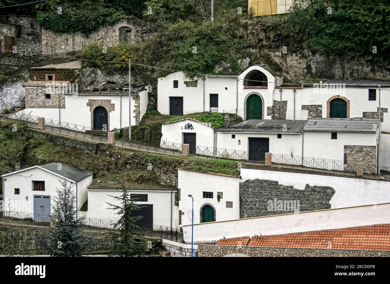Italy Basilicata Rapolla Urban Park "Cantine di Rapolla Stock Photo - Alamy