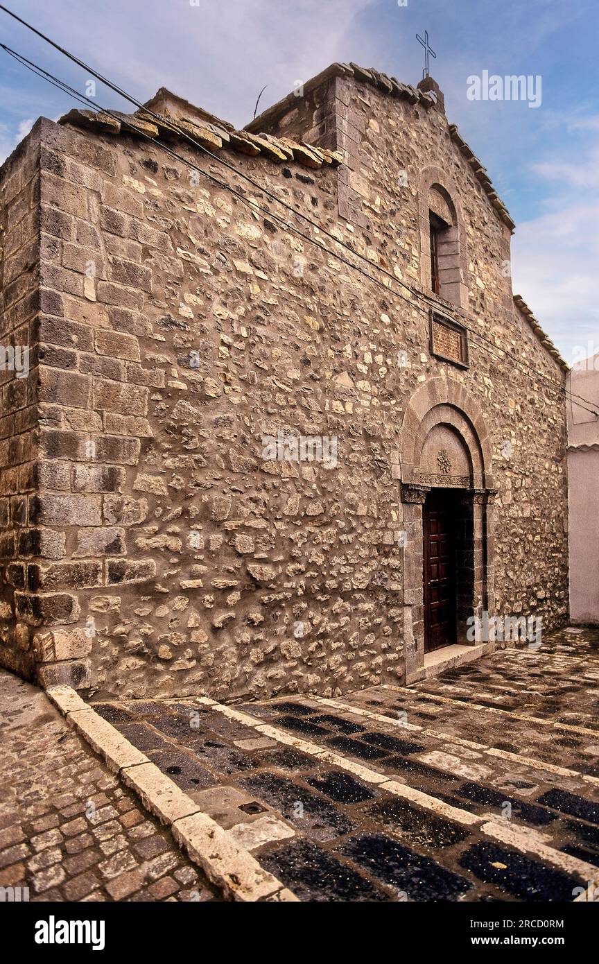 Italy Basilicata Rapolla Church of Santa Lucia Stock Photo - Alamy