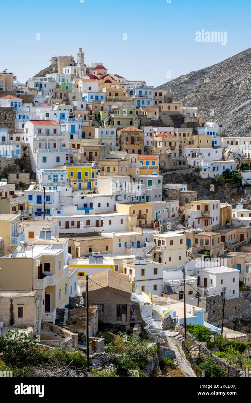 Griechenland, Insel Karpathos, Olymbos Stock Photo - Alamy