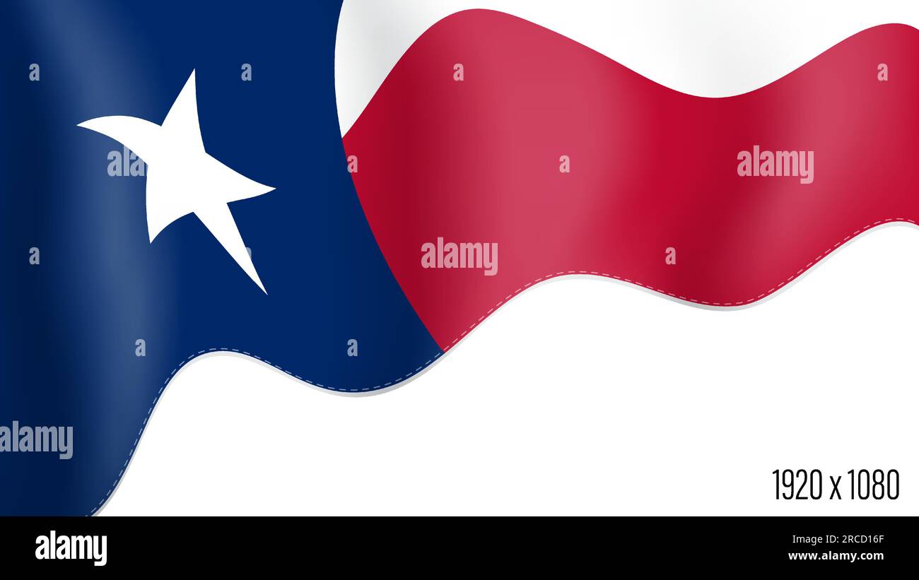 American state of Texas realistic founding day background. USA state of ...