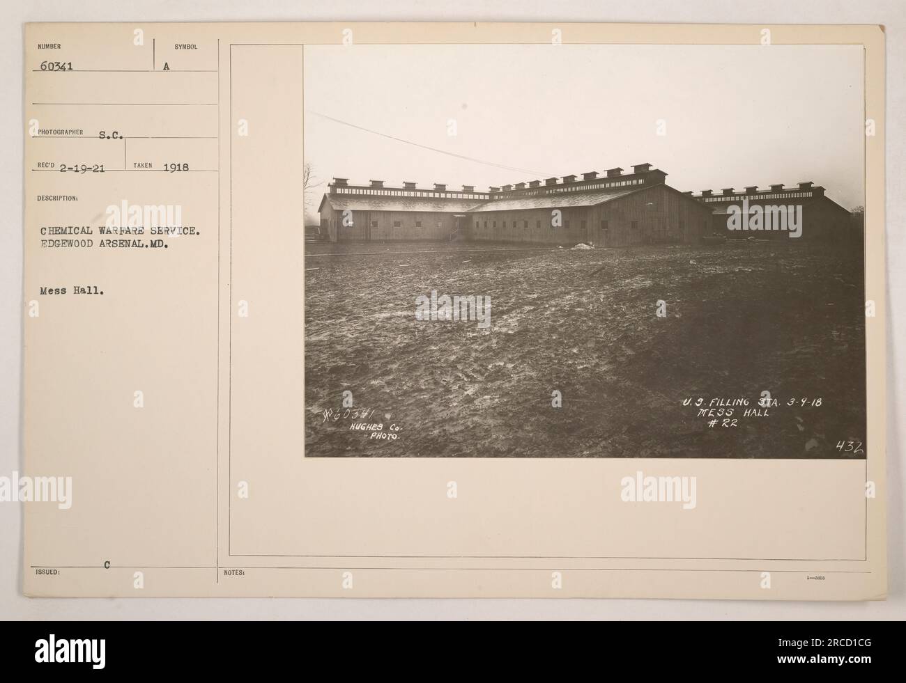 Image showing the mess hall at Edgewood Arsenal in Maryland, operated ...