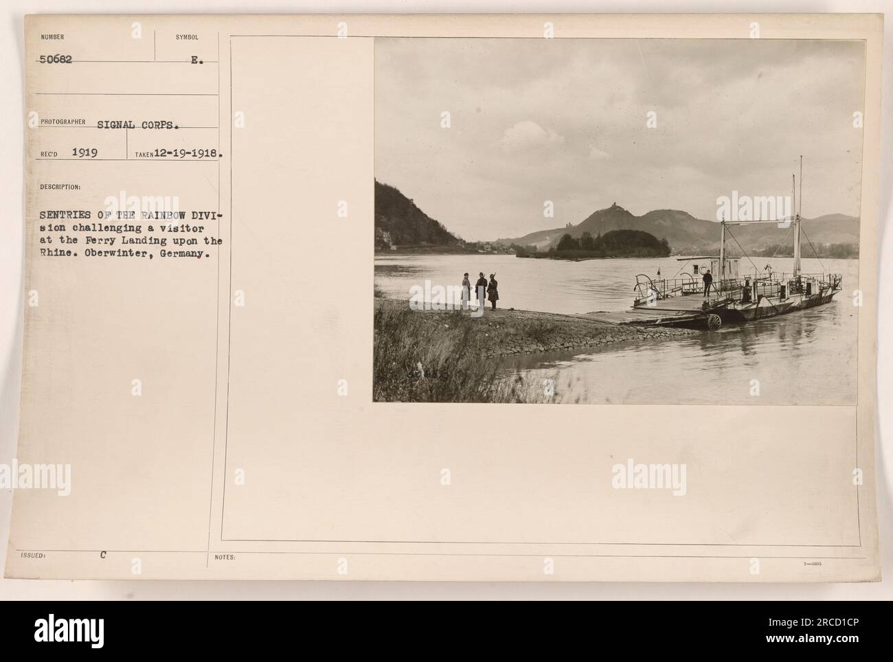 American soldiers from the Rainbow Division are seen challenging a ...