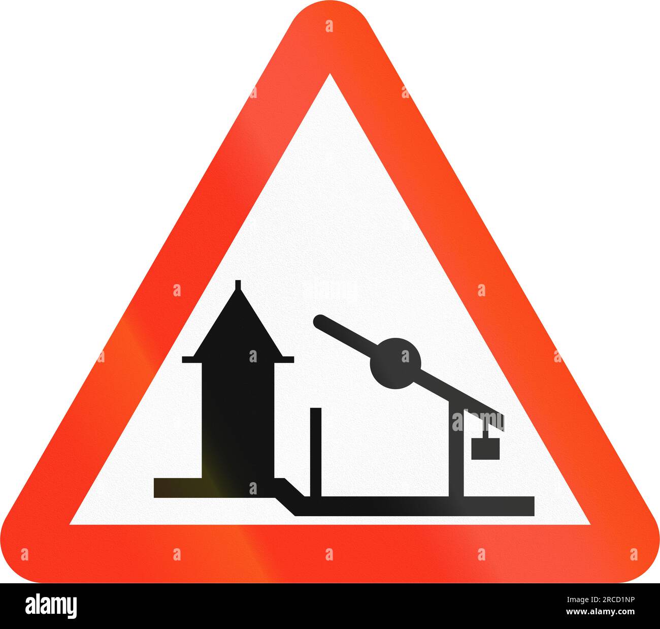 A road warning sign in Bangladesh - Checkpoint Ahead Stock Photo - Alamy