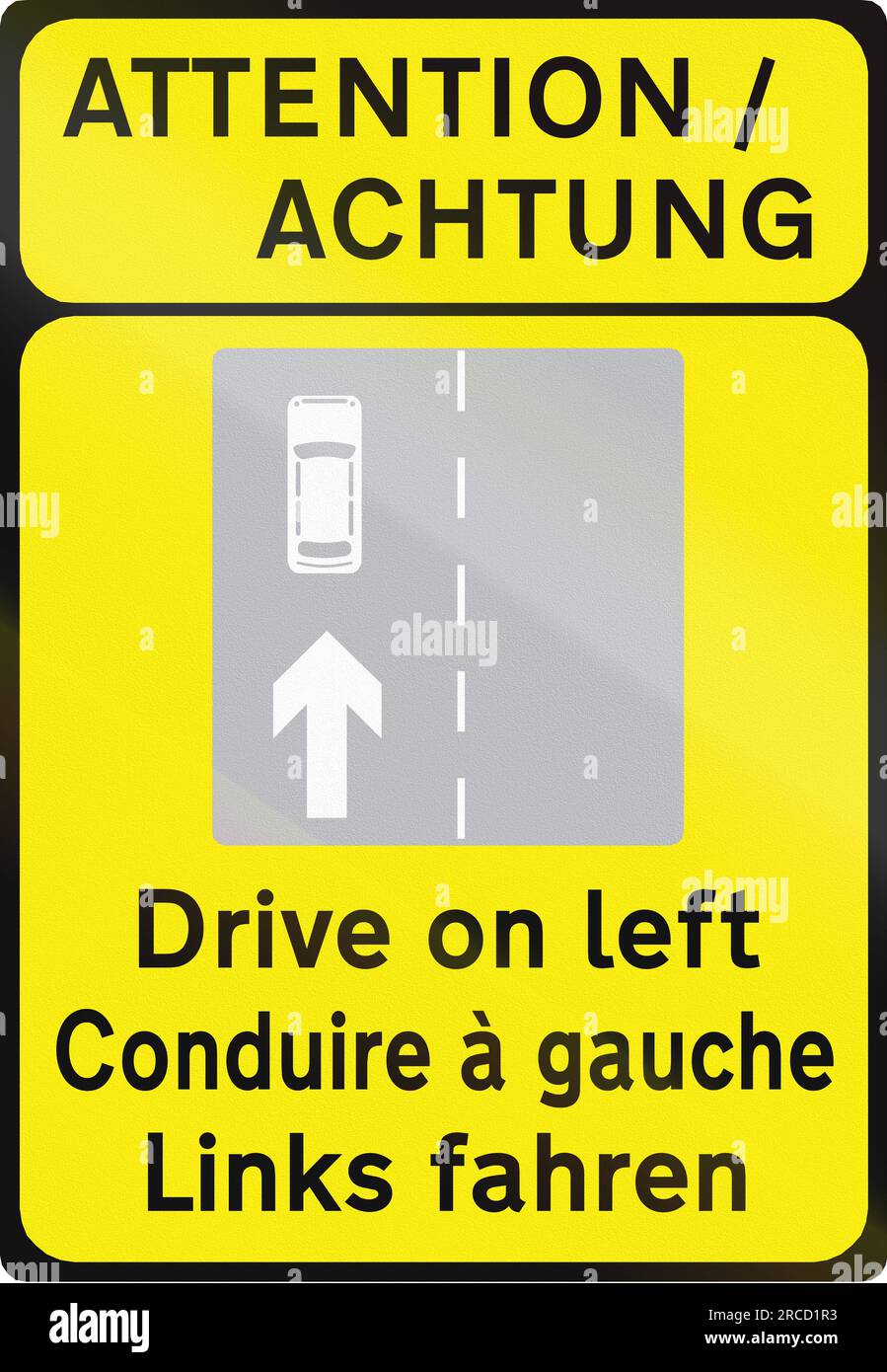 Drive on the left road sign in ireland hi-res stock photography and ...
