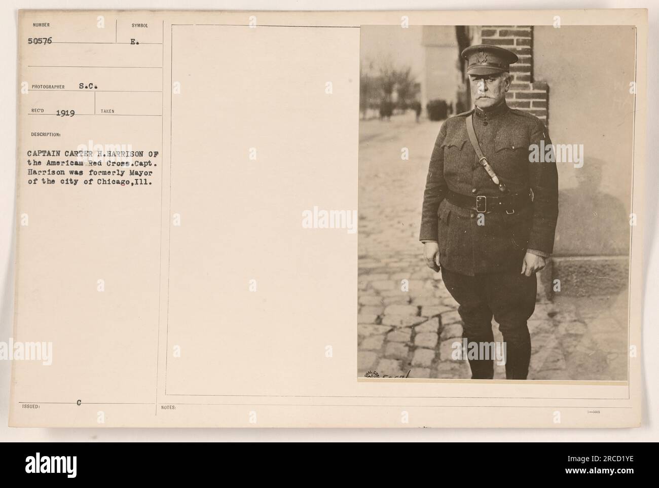 Captain carter h harrison of red cross hi-res stock photography and ...