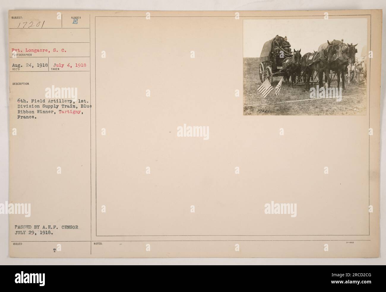 6th field artillery supply train hi-res stock photography and images ...