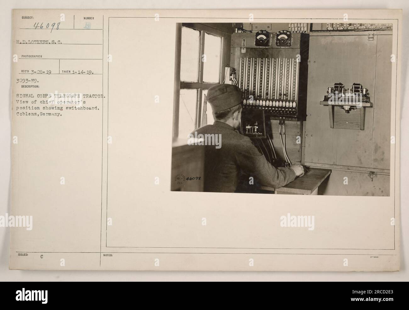 Chief operators position hi-res stock photography and images - Alamy