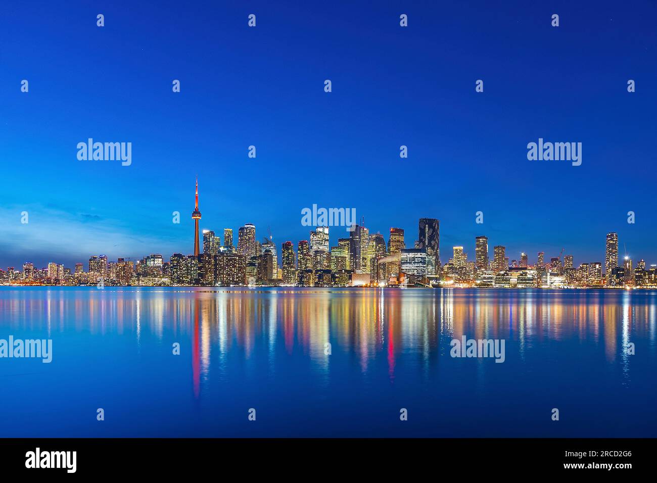 Beautiful view downtown toronto skyscrapers hi-res stock photography ...
