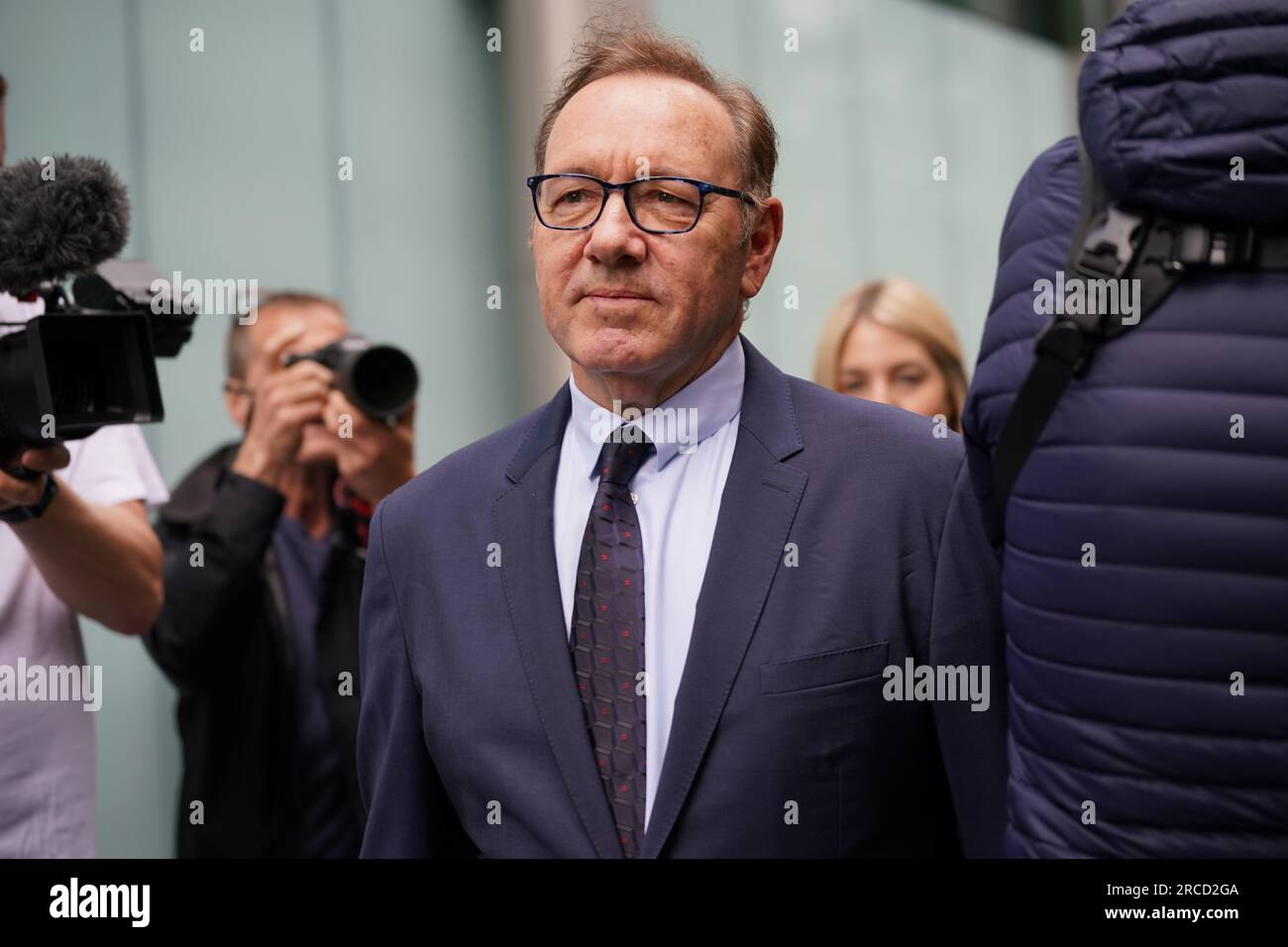 Actor Kevin Spacey arrives at Southwark Crown Court, London, where he ...