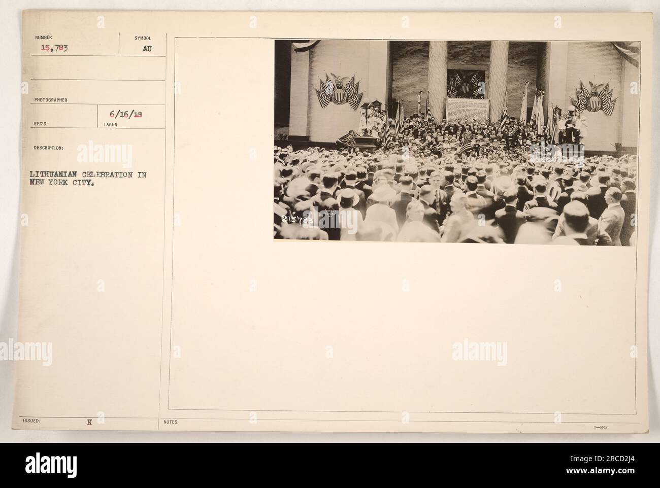 : This photograph, labeled 111-SC-15783, was taken during a Lithuanian ...