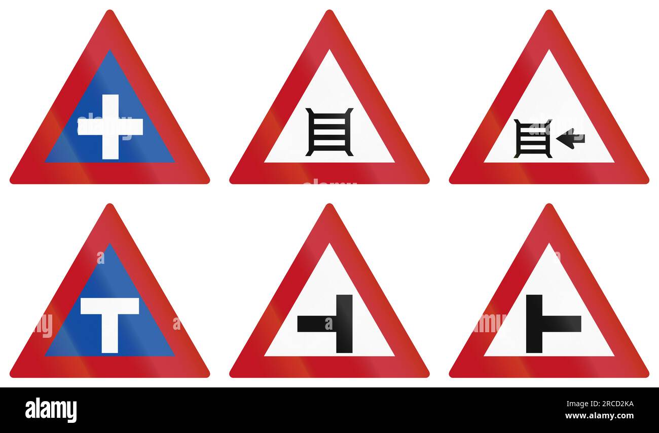 Africa road sign on Cut Out Stock Images & Pictures - Alamy