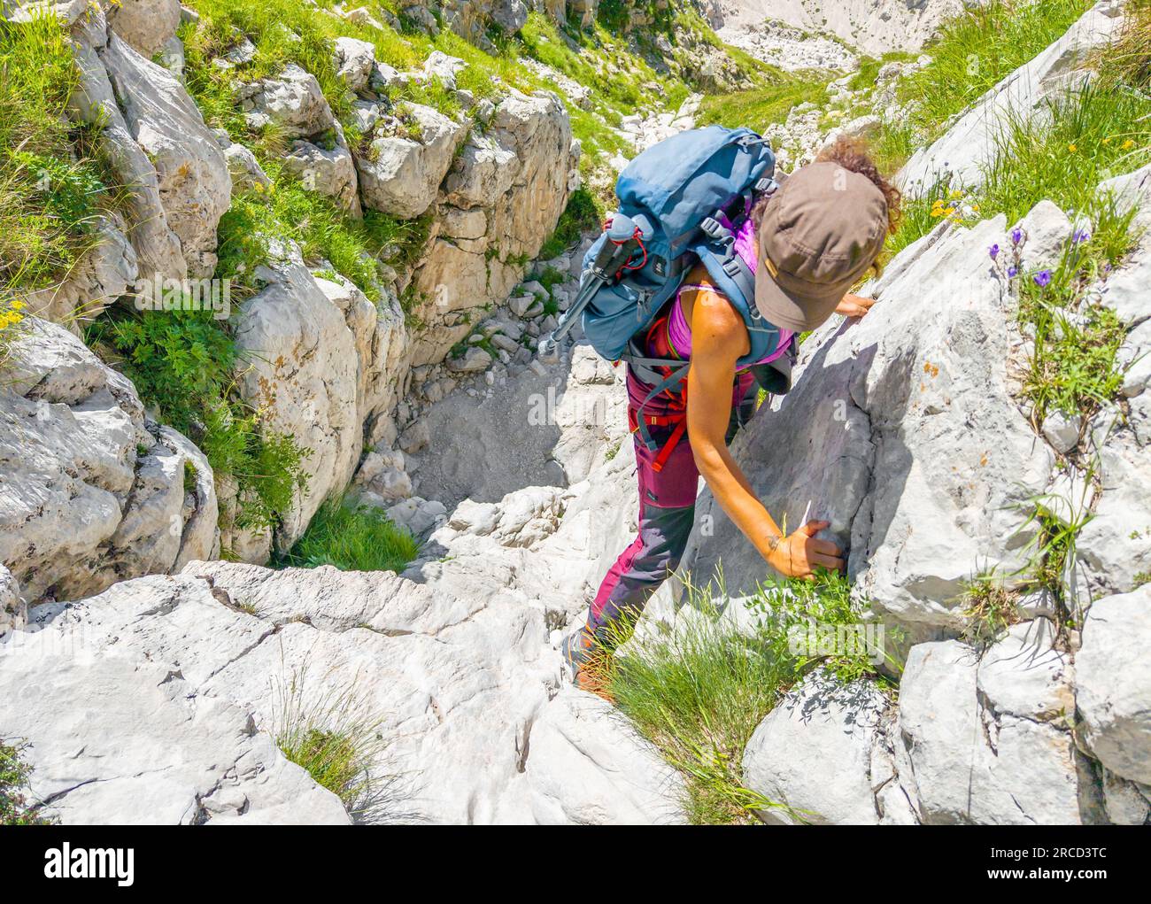 Sentiero del Centenario (Italy) - A peak path in the mountain summit of ...