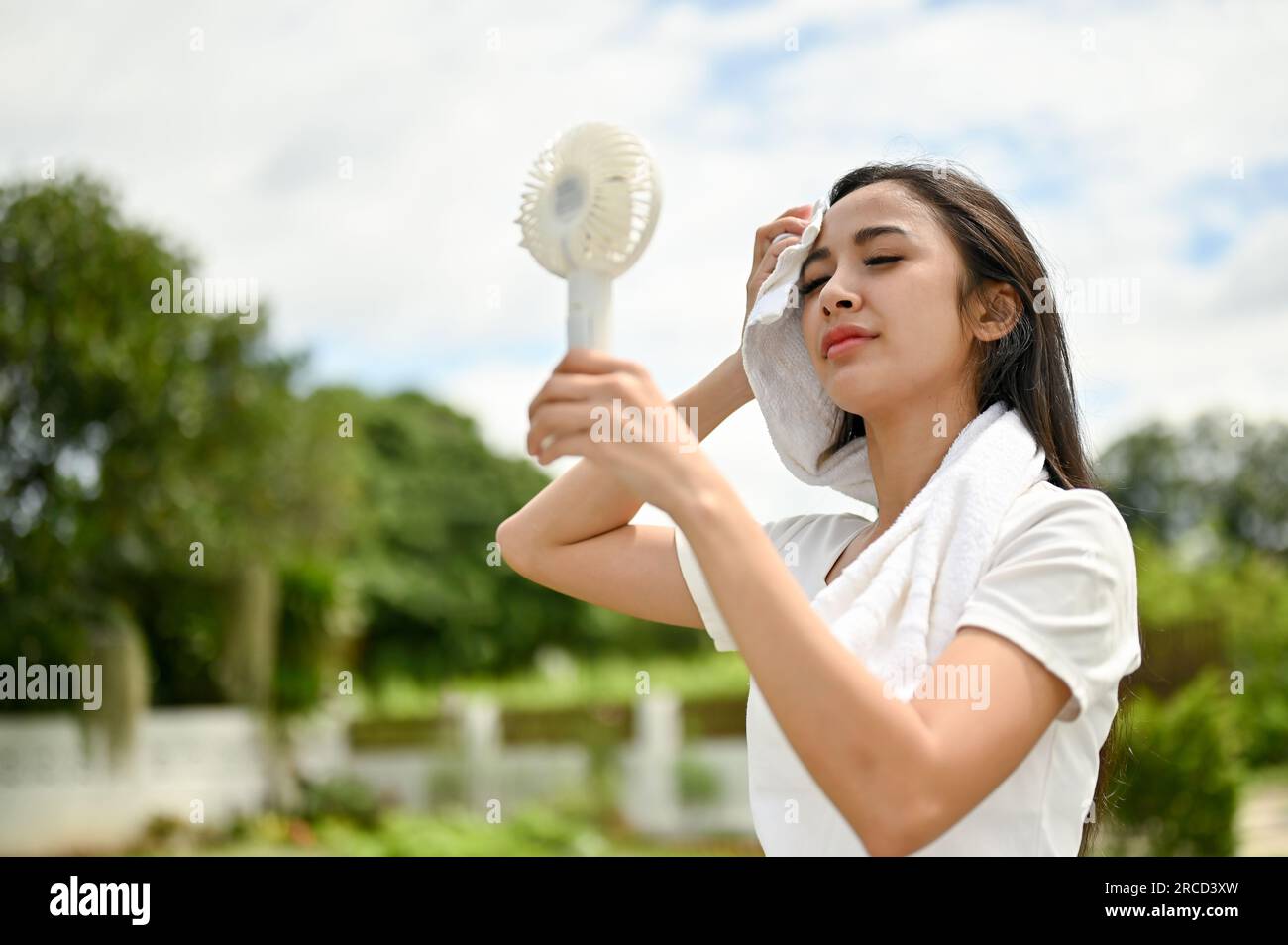 Hot and sweaty after exercise hi-res stock photography and images - Alamy