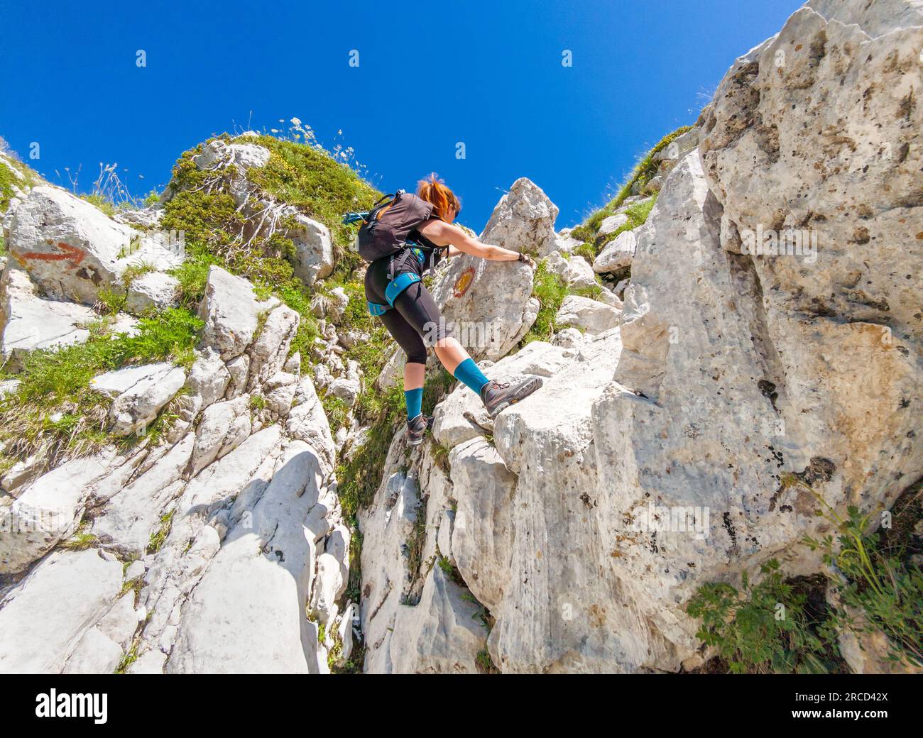 Sentiero del Centenario (Italy) - A peak path in the mountain summit of ...