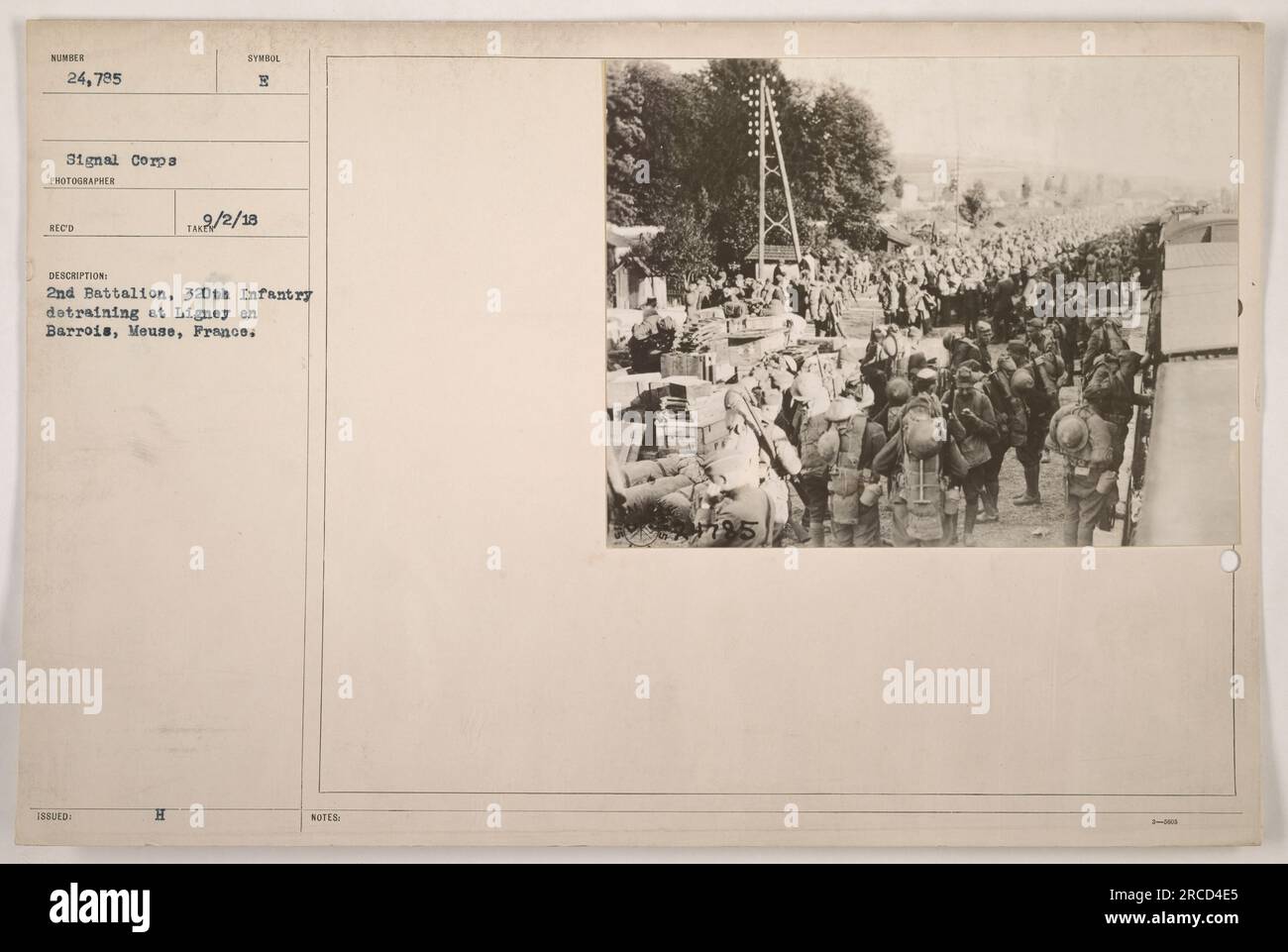 Soldiers from the 2nd Battalion, 320th Infantry are seen disembarking ...