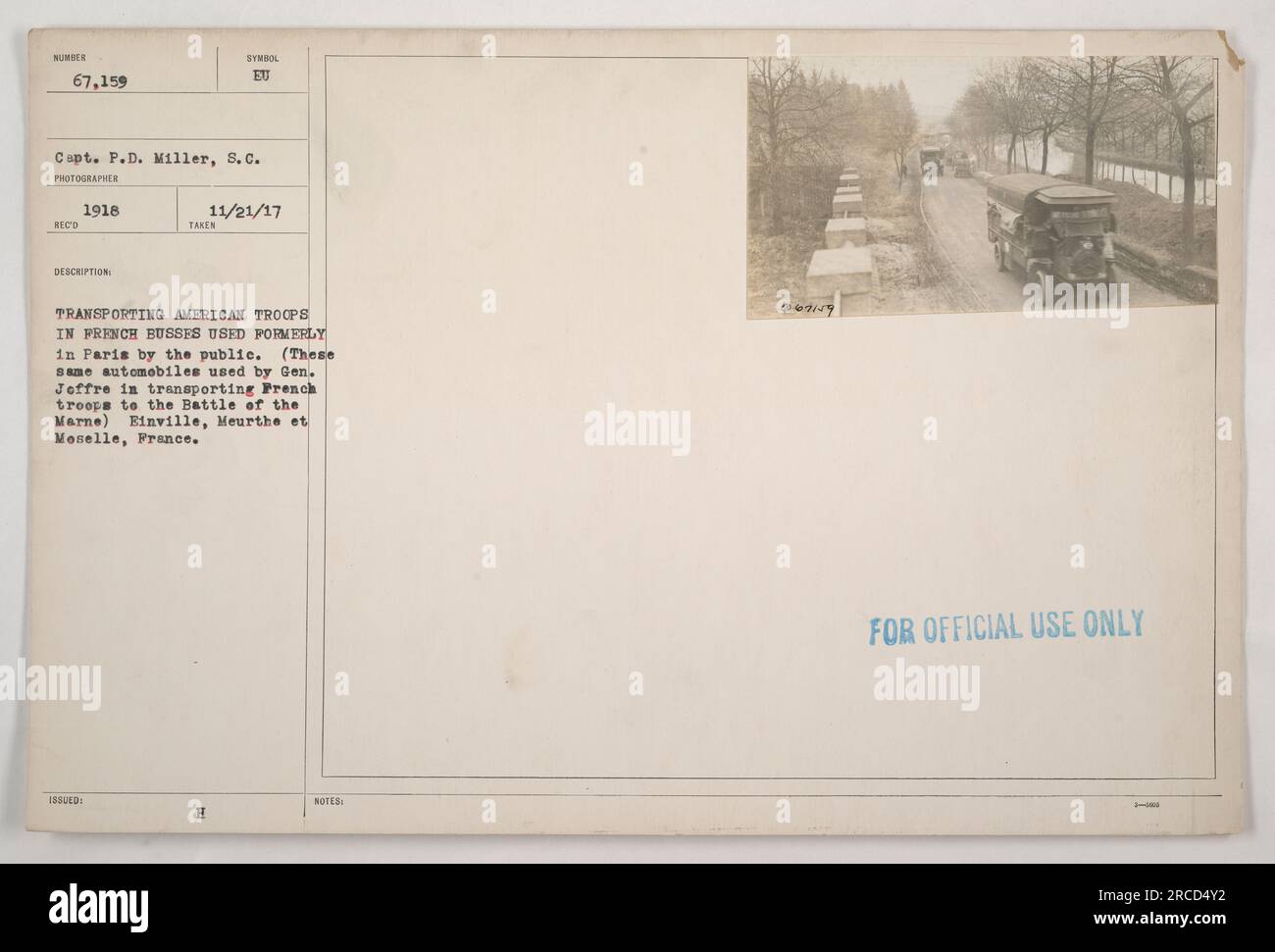 A transportation photo showing American troops being transported in ...