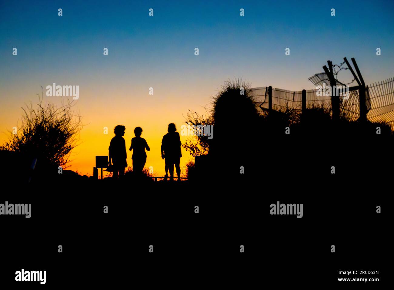 Unidentifiable silhouettes hi-res stock photography and images - Alamy