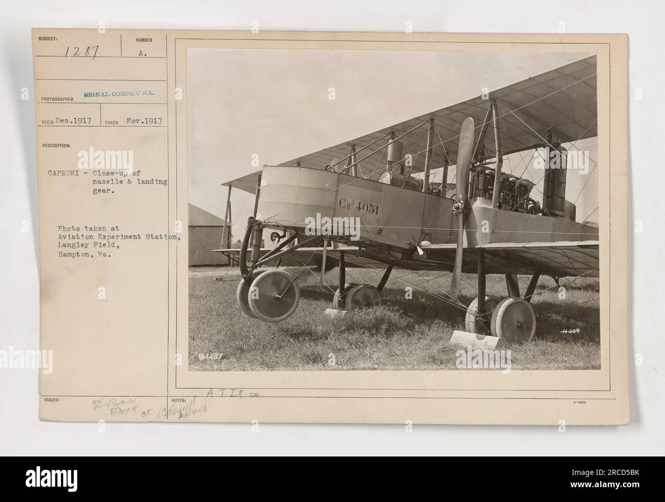 Caproni airplane in world war one hi-res stock photography and images ...