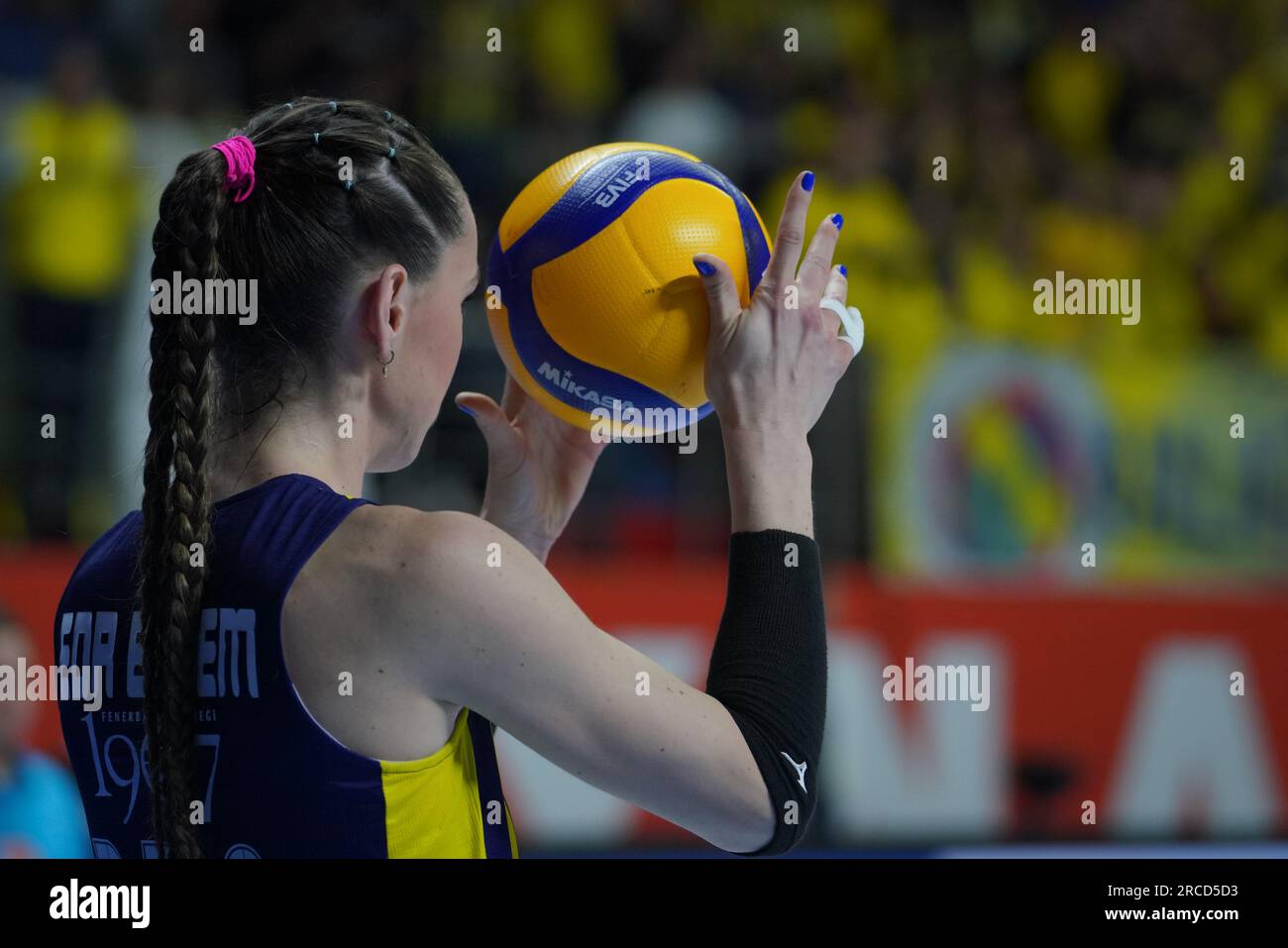 ISTANBUL, TURKIYE - MARCH 11, 2023: Eda Erdem Dundar in Fenerbahce Opet ...